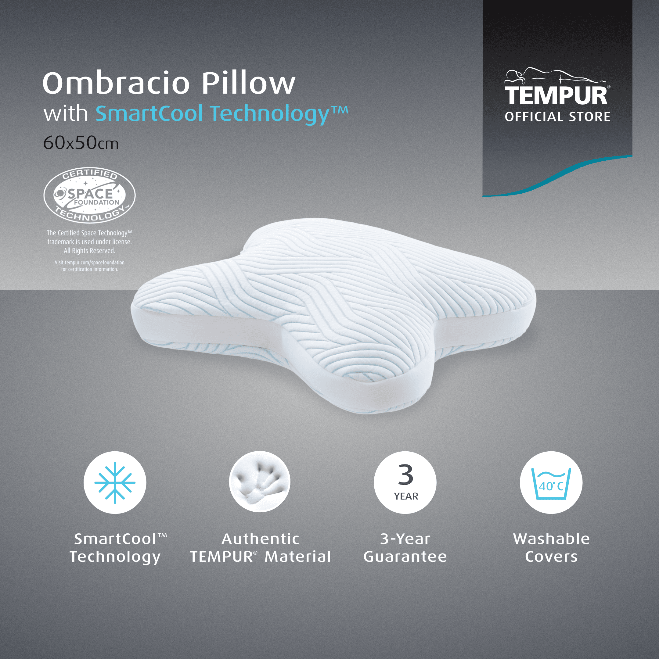Focus Store - Tempur SmartCool Ombracio Pillow